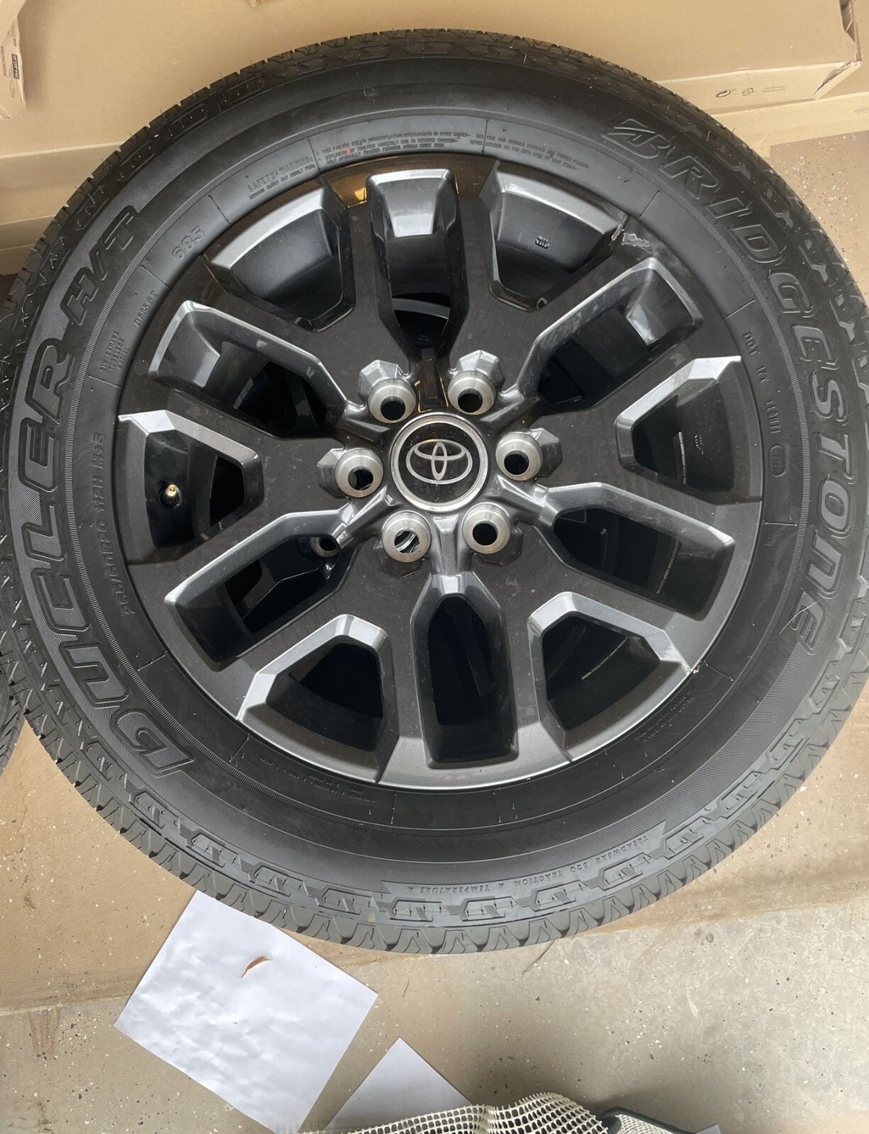 2023 Toyota Tundra Platinum FACTORY 20" Wheels Tires OEM Rims 265/60R20 ...