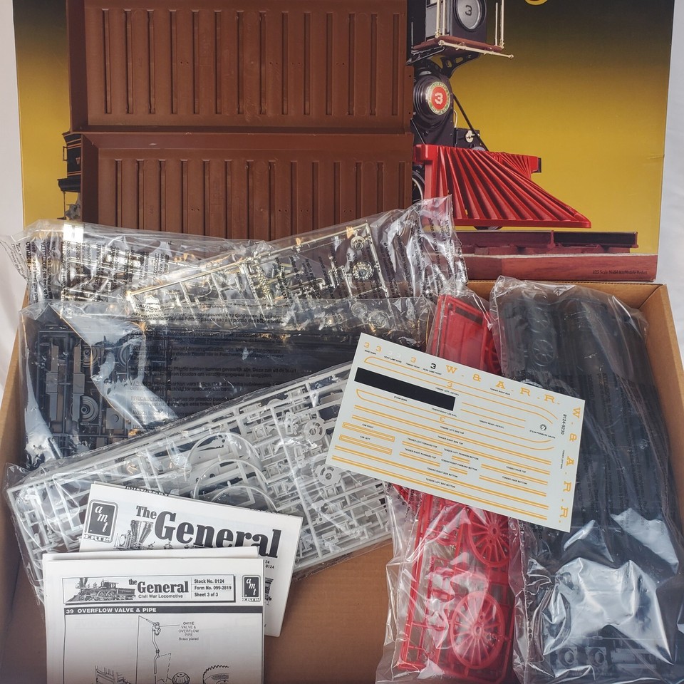 AMT The General Steam Locomotive - Classic Masterpiece - New Open Box ...