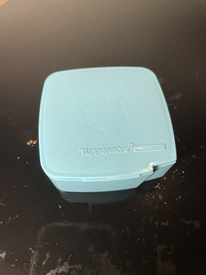 Vintage Tupperware Refrigerator/Freezer - Label Dispenser #1446-4 Blue ...
