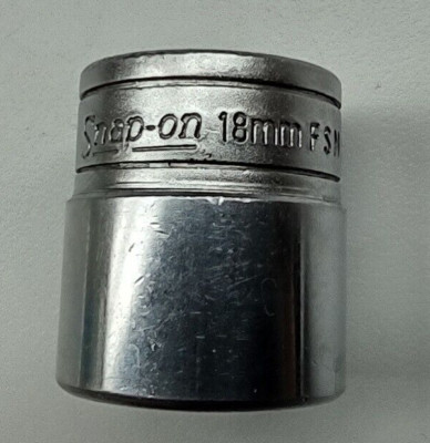 SNAP ON FSM18 18MM SOCKET 3/8" DRIVE 6 POINT SHALLOW | eBay