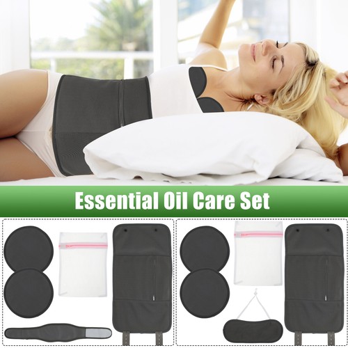 4Pcs Waist Neck Oil Pack Set with Chest Pads Washable Reusable ...