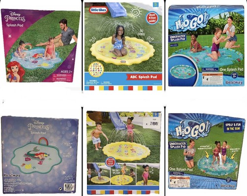 Splash Pad Sprinkler Mat, Disney Princess Ariel, Little Tikes ABC ...