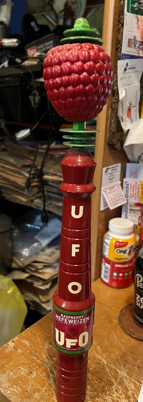 HARPOON UFO------RASPBERRY HEFEWEIZEN------16" TAP HANDLE | eBay