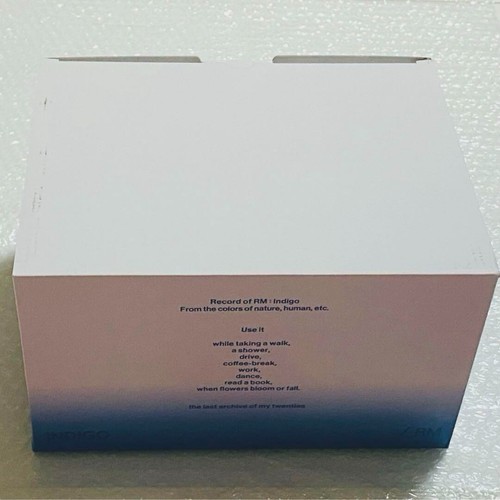 BTS Merch Box #16 Full Set Indigo Box Ceramic Mood Lamp RM ARMY ...