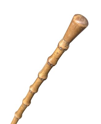 Vintage Antique Slim Flexi Bamboo Swagger Knob Walking Stick Cane | eBay