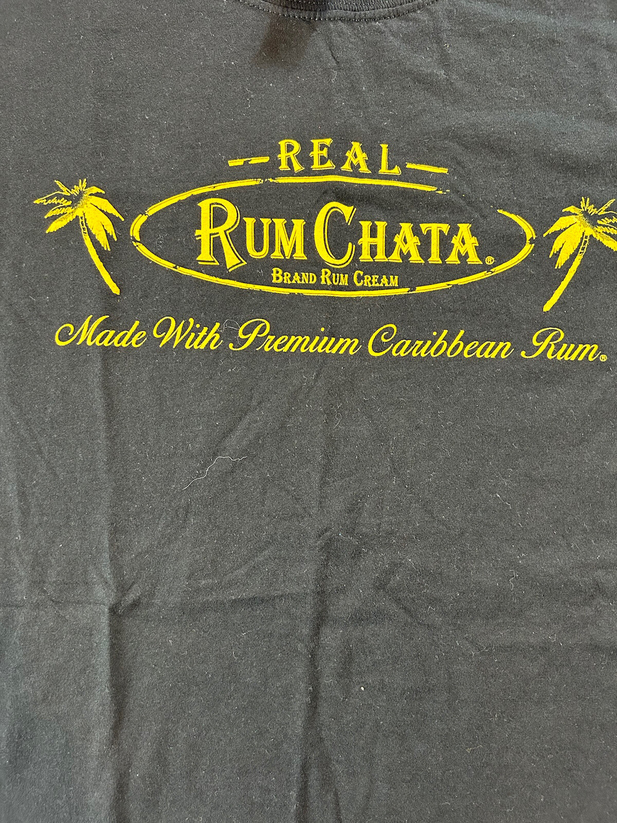 Real Rum Chata Logo T Shirt Gildan Soft style Size XL… - Gem