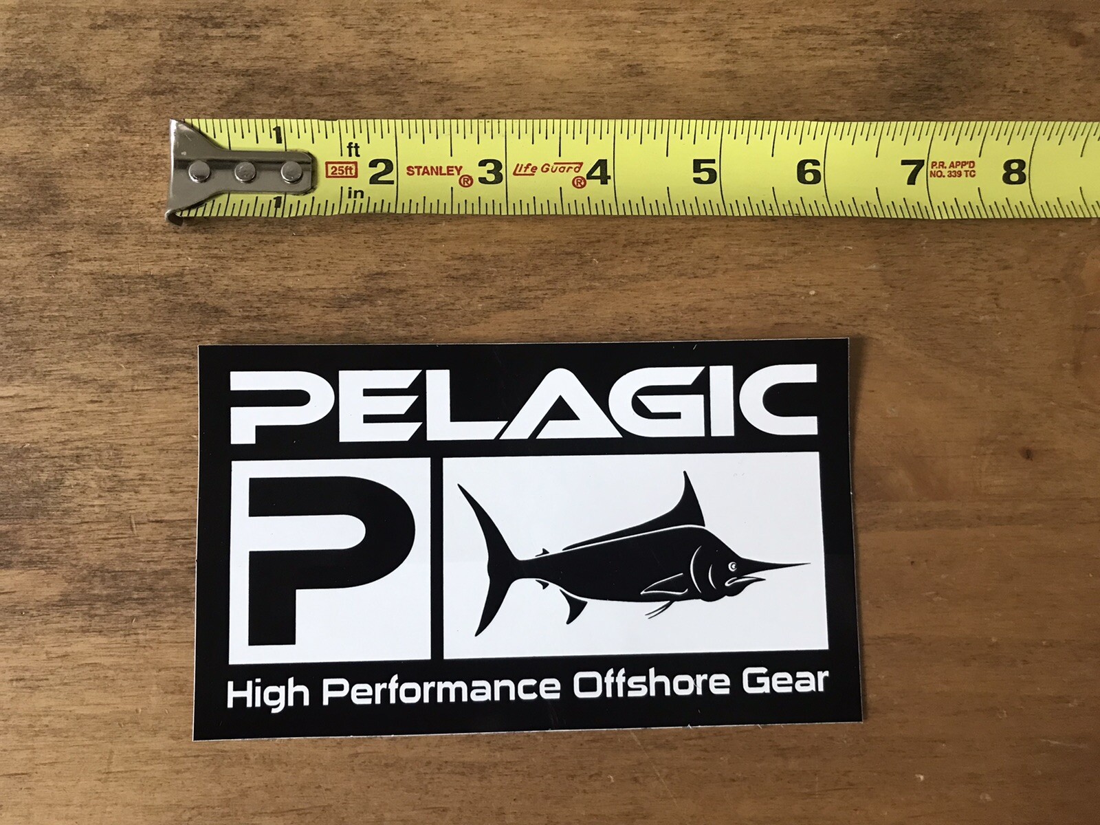 Pelagic High Performance Gear Fish Sticker/Decal Outdoor FishingApprox ...