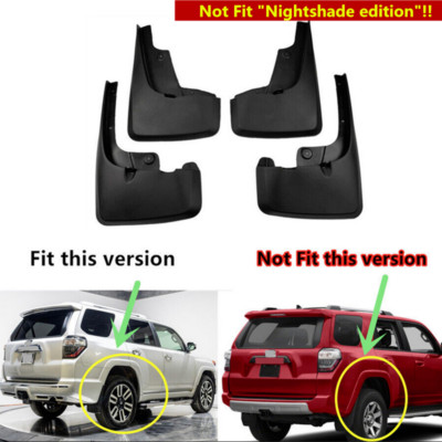 4Pcs Front Rear Splash Fender Guards Mud Flaps FOR TOYOTA 4Runner 2010 ...
