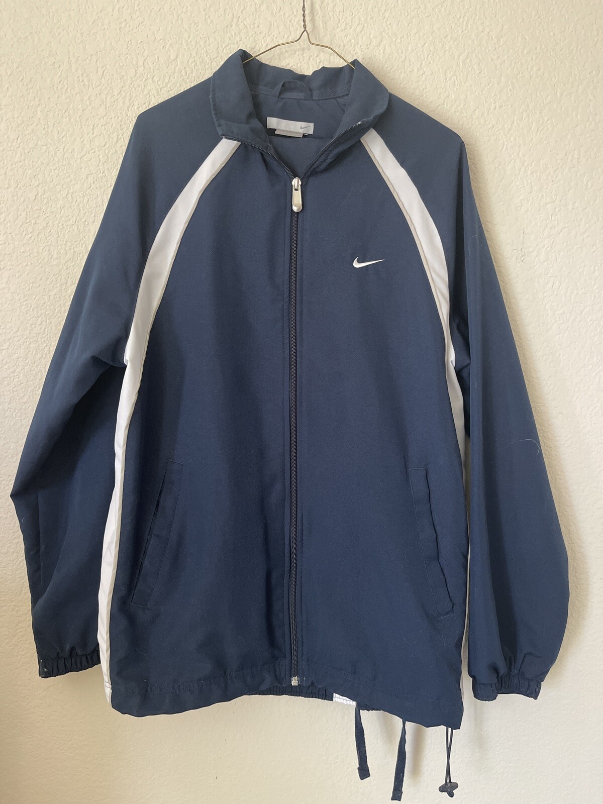 Early 00's Nike Swoosh Men's Complete Tracksuit Full-… - Gem