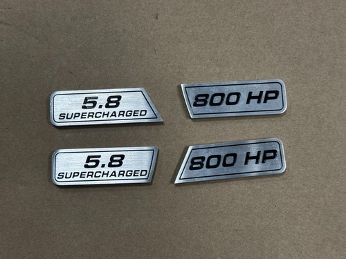 2013 2014 Mustang Shelby GT500 Fender Wing Emblems 800 HP | eBay
