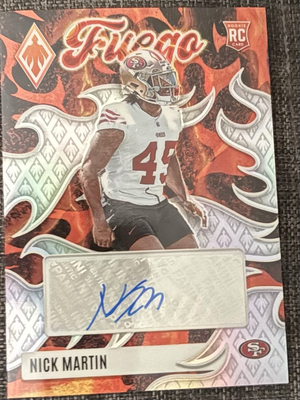 2025 Panini Phoenix - Rookies Nick Martin #234 (RC) Fuego Auto | eBay