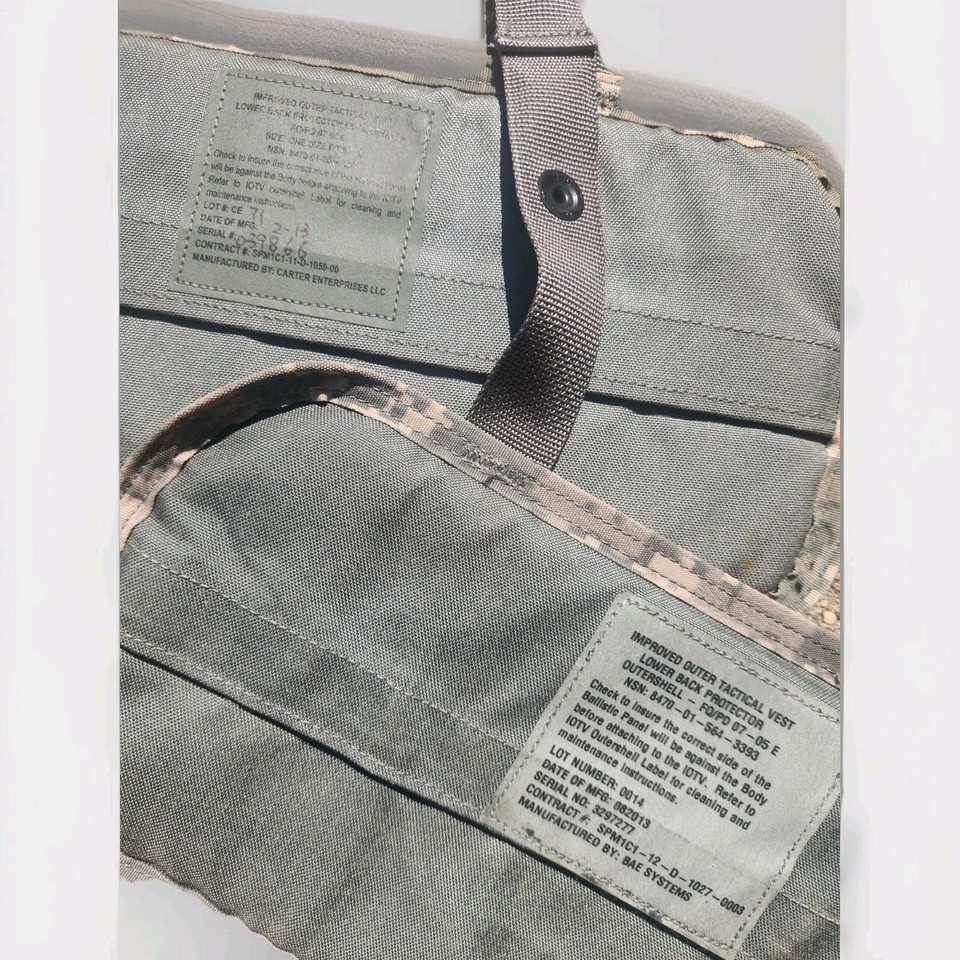 USGI Army Lower Back Protector W/ Insert - GREAT CONDITION | eBay