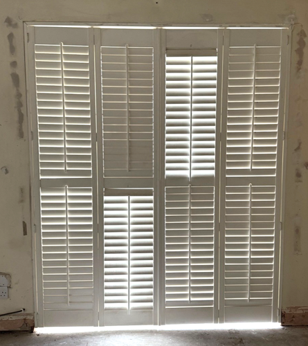 White Plantation Shutter Blinds- 1.72m x 2.02m - used - in great ...