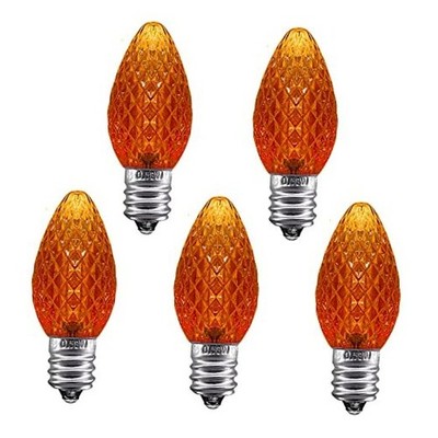 UL Listed Box of 25 C7 Led Replacement Bulbs,2 SMD LEDs in Each C7 ...