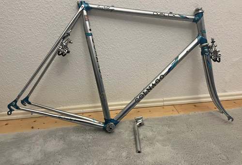 Colnago Oval CX Campagnolo Record Columbus Vintage Frame Aero TT Bike ...