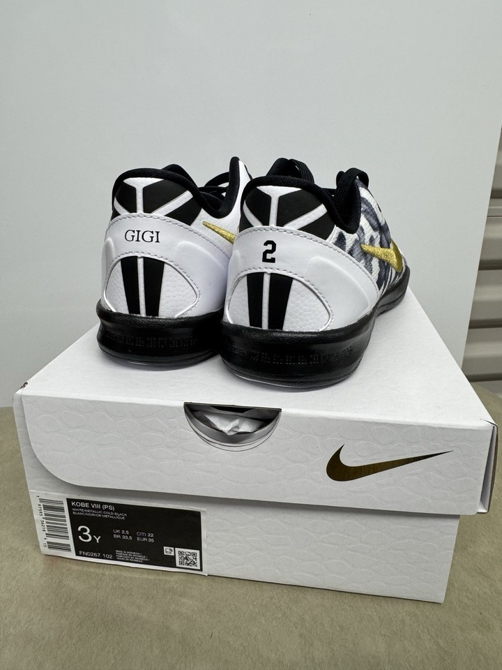 Nike Kobe 8 Protro Mambacita FN0267-102 - Size 3Y Little Kids - White ...