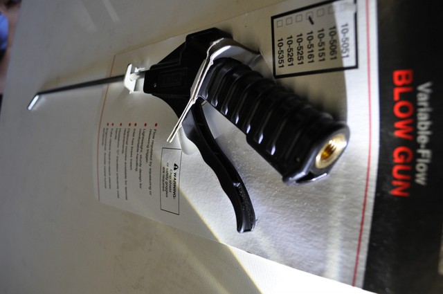 13" Full Flow Bent Nose Blow Gun Vacula 10-5161 Made in Sweden BRAND ...