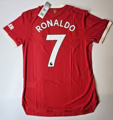 Manchester United 21/22 Home Jersey Ronaldo adidas M-2XL #7 Red ...