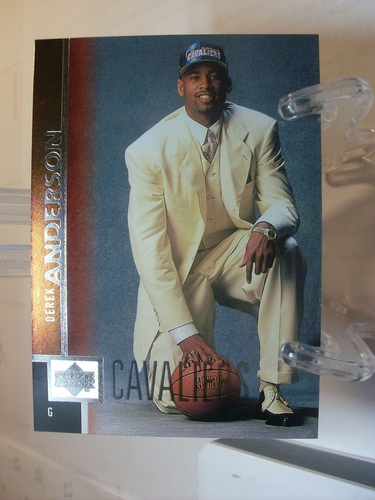1997-98 Upper Deck #22 - Derek Anderson RC - Cleveland Cavaliers 97-241 ...