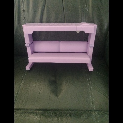 Barbie Dream House Purple Bunk Bed Sofa Couch with Ladder 2018 | eBay