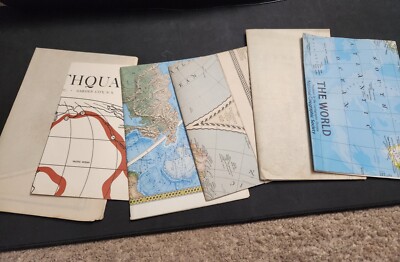 Lot Of 6 World Maps | eBay