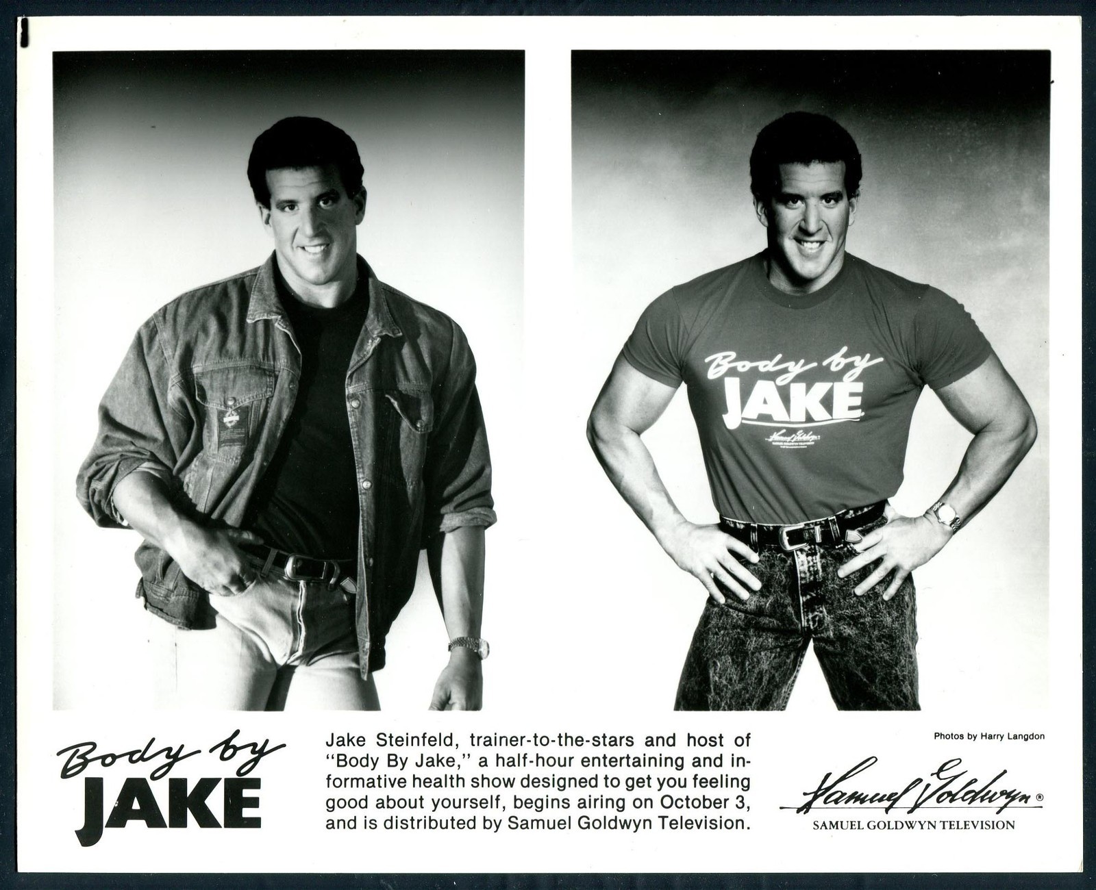 Body By Jake ’88 JAKE STEINFELD TRAINER TO THE STARS MUSCLE | eBay