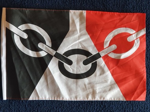 Black Country Flag 18" sleeved Dudley Tipton Wolverhampton Sandwell ...