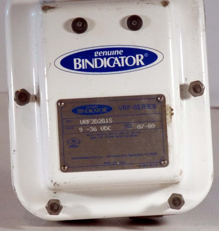 1 USED BINDICATOR VRF2D2G1S REMOTE PROBE LEVEL SENSOR ***MAKE OFFER ...