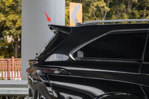 2021-2023 24 25 Sienna Glossy Black ABS Rear Trunk Spoiler Wing Flap ...
