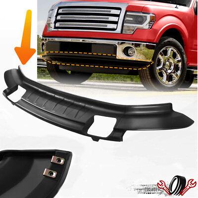 Front Bumper Lower Cover Valance For Ford F-150 09-14 W/ tow hook hole ...