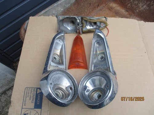 2 xFORD ANGLIA 105E REAR LIGHTS &1 LENS +LAMP | eBay