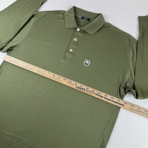 marbas polo shirt Men’s M-50 Olive Green Long Sleeve Made In Italy 100% ...