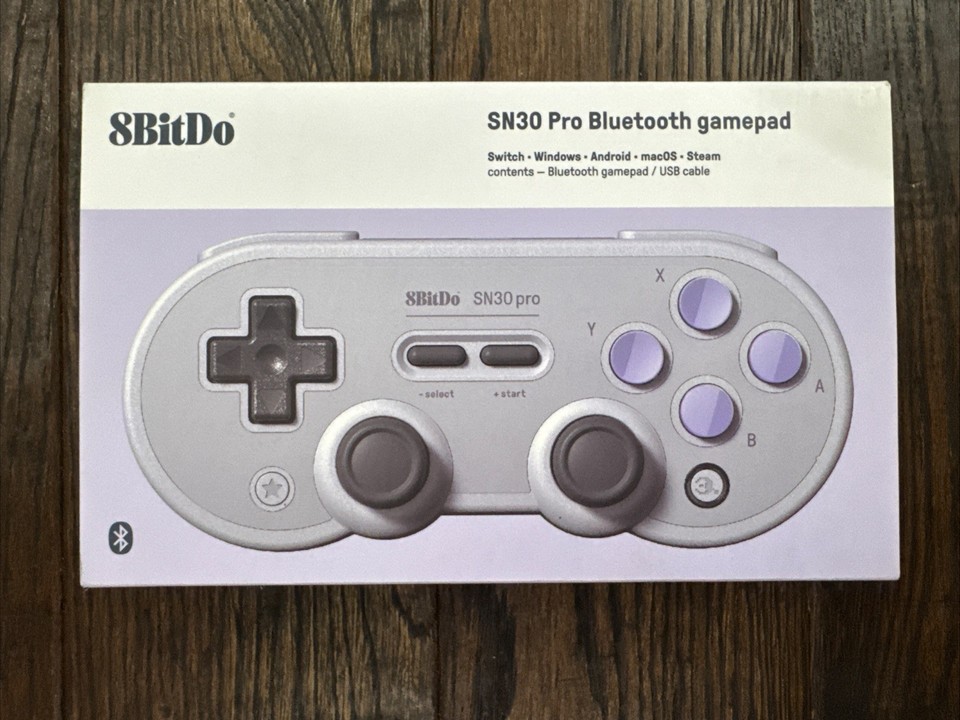 8BitDo SN30 Pro Bluetooth Gamepad 80DH Switch/Windows/Android/Mac (LOT ...