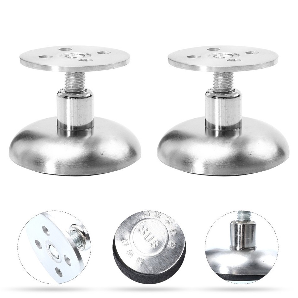 Table Support Legs Furniture Stainless Steel Cabinet Foot Adjustable ...