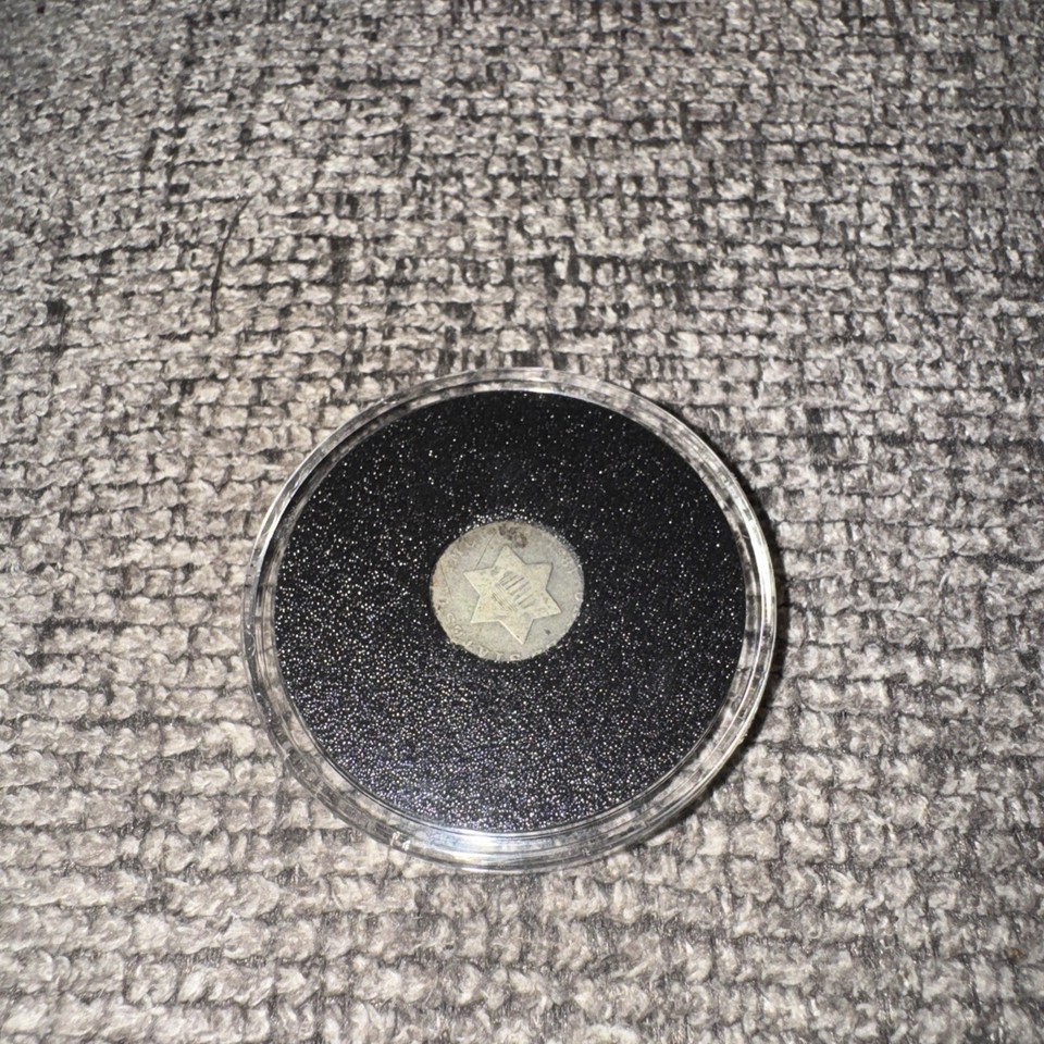 1853 Three Cent Silver Trime 3c Rare Type Coin Circulated | eBay