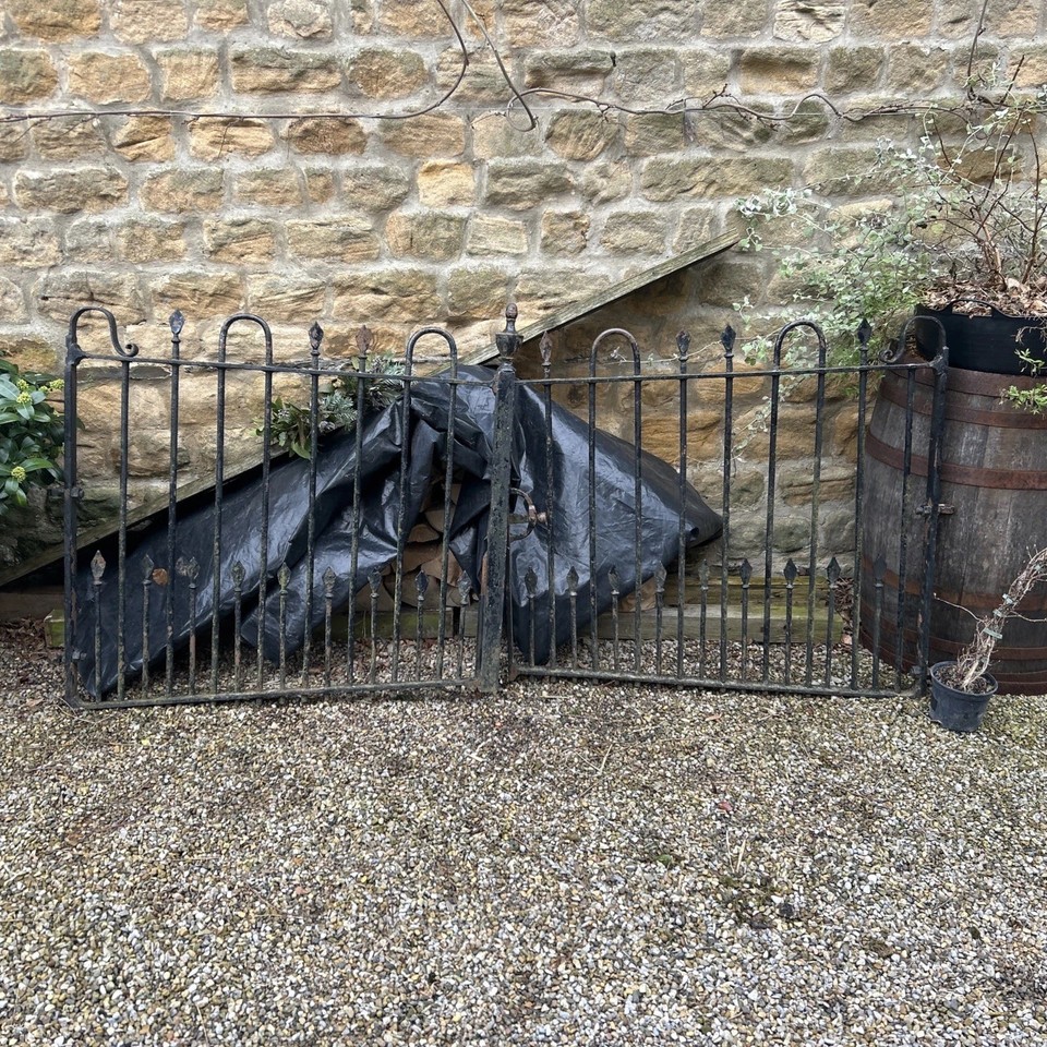 Wrought Metal Driveway Gates Heavy Duty, Pair, Blacksmith Built | eBay UK