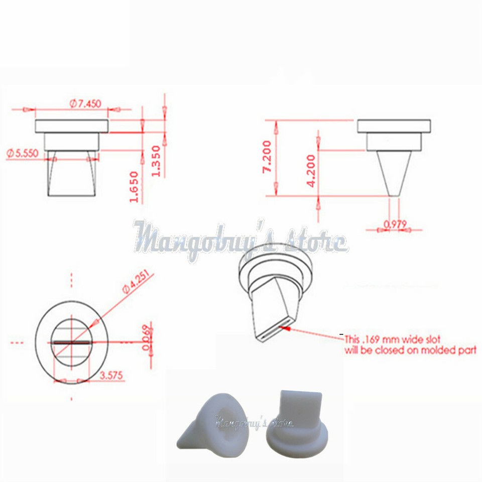 10PCS Mini Silicone Duckbill Valve Sealing One-way Liquid Gas Backflow ...