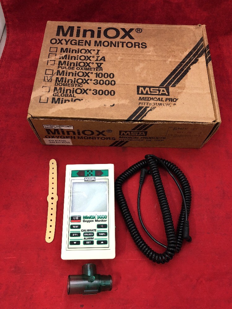 MSA MiniOX 3000 Oxygen Monitor O2 Analyzer for sale online | eBay