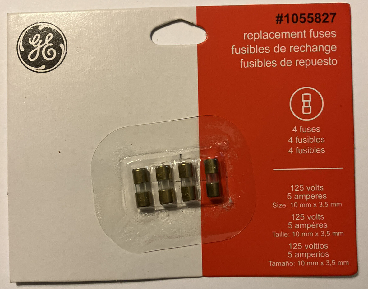GE #1055827 Replacement String Light Bulbs (5) 2.5 volts and Fuses (4 ...