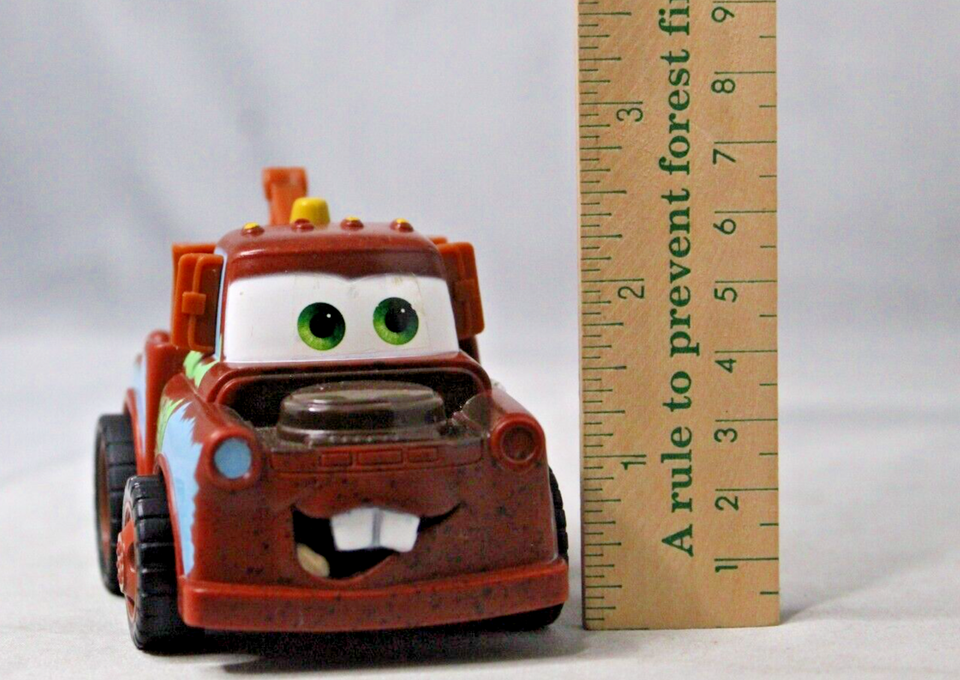 Disney Pixar Cars Tow Mater Pull Back Truck Reverse Wobbly Wheels | eBay