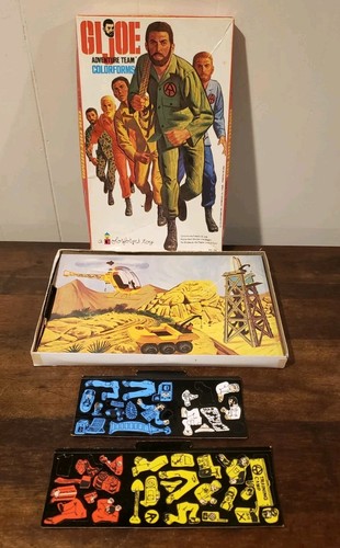 Vintage 1973 Gi Joe Adventure Team Hasbro Colorforms Training Tower ...