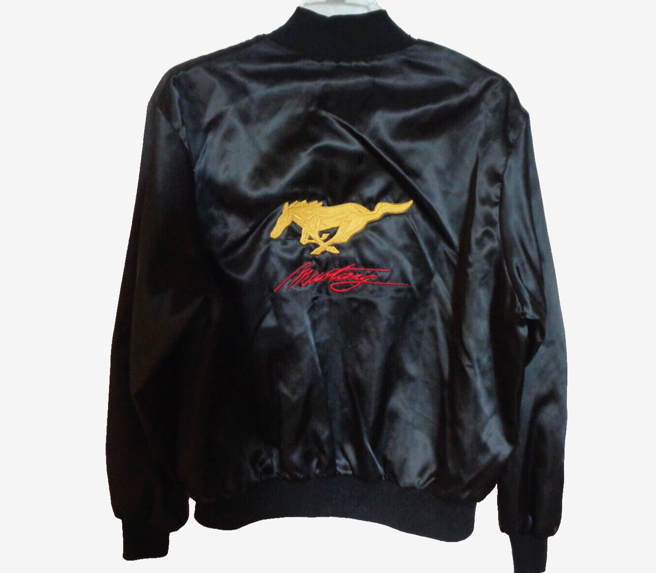 Men's Nylon Mustang Bomber Jacket by Taylor Size XL Fully Lined w ...