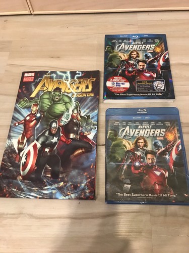 The Avengers: Marvel Blu-Ray DVD 2012 + Plus Avengers Season One Custom ...