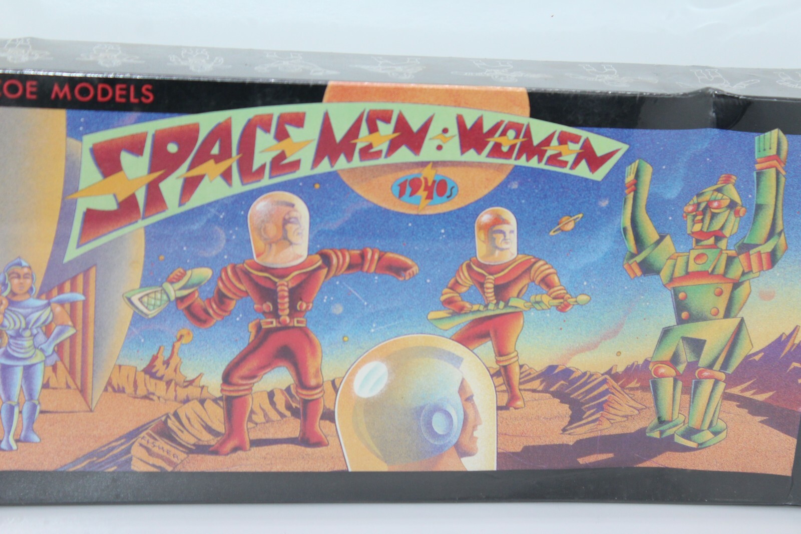 VINTAGE GLENCOE MODELS SPACEMEN & SPACEWOMEN 12 FIGURE SET in BOX | eBay