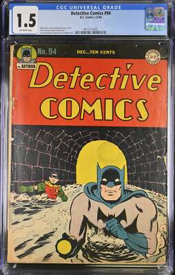 Detective Comics #94 - 1944 - CGC 1.5 - Bill Finger story, George Roussos cover | eBay