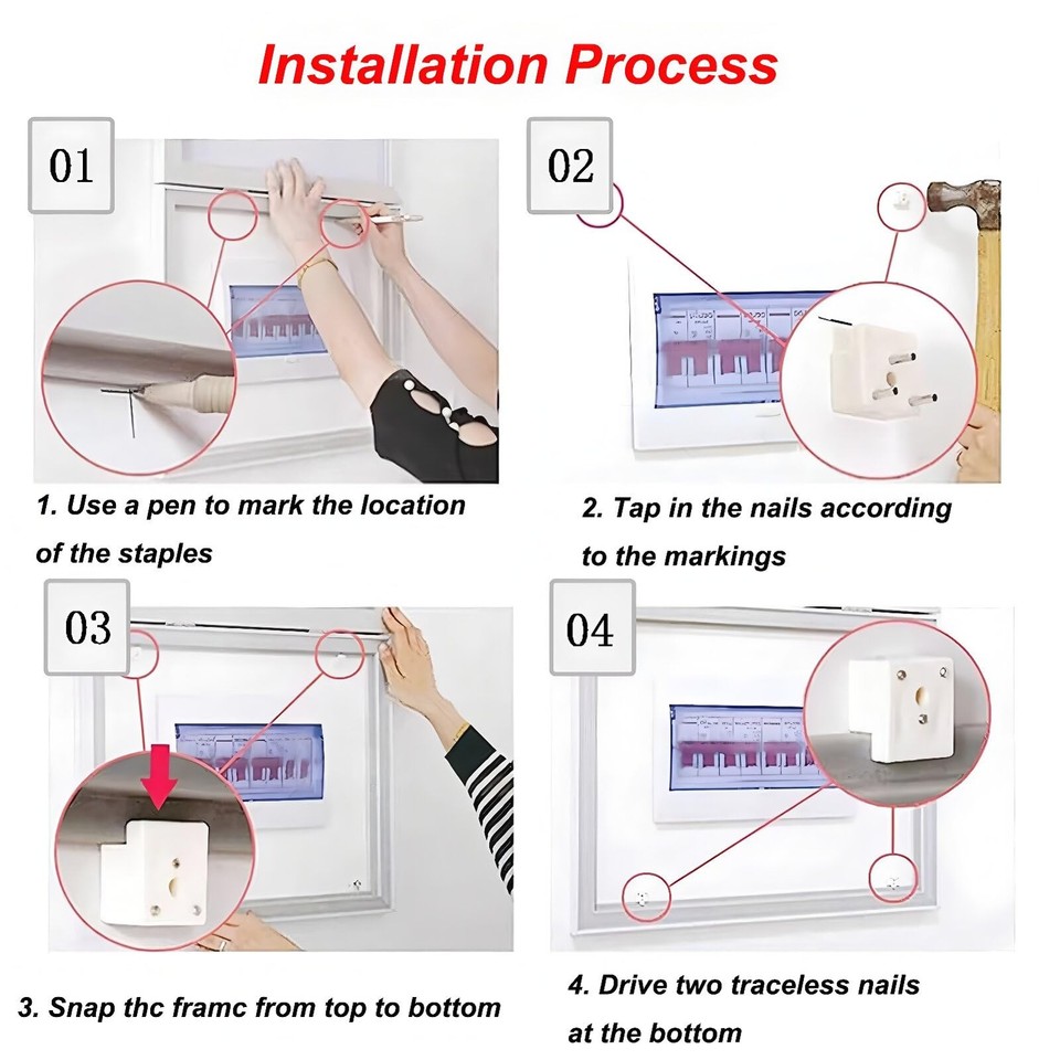 Breaker Box Cover Decorative Wall Mounted Electrical Panel Cover to ...
