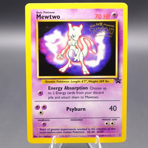 Mewtwo (Movie Promo) 03/53 Promo WoTC Promo Pokemon TCG LP | eBay