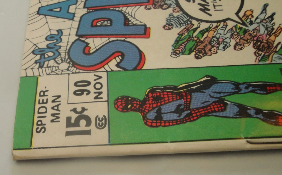 THE AMAZING SPIDER-MAN #90 DEATH OF CAPT. STACY! Gil Kane/John Romita ...