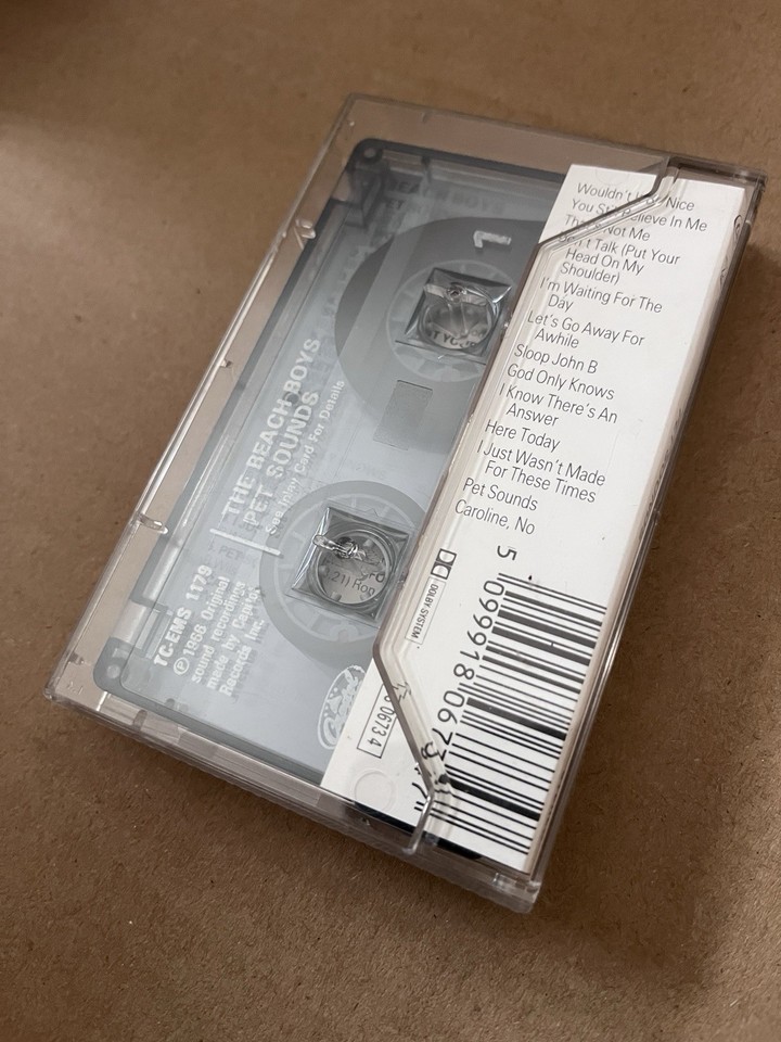 The Beach Boys – Pet Sounds CASSETTE Tape Clear | eBay