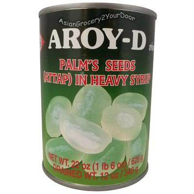 Aroy-D Palm's Seeds (Attap) in Heavy Syrup 22 oz / 625 g | eBay